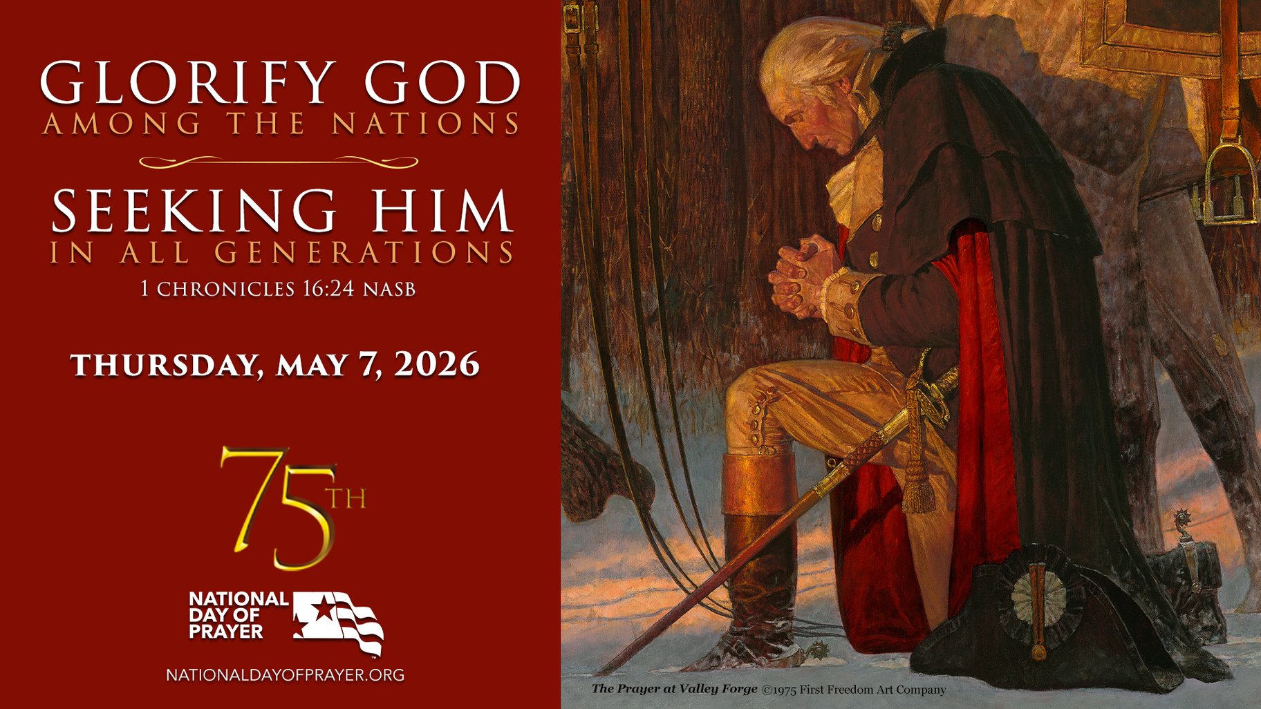 Announcing The 2026 National Day of Prayer Theme: Glorify God Among the ...